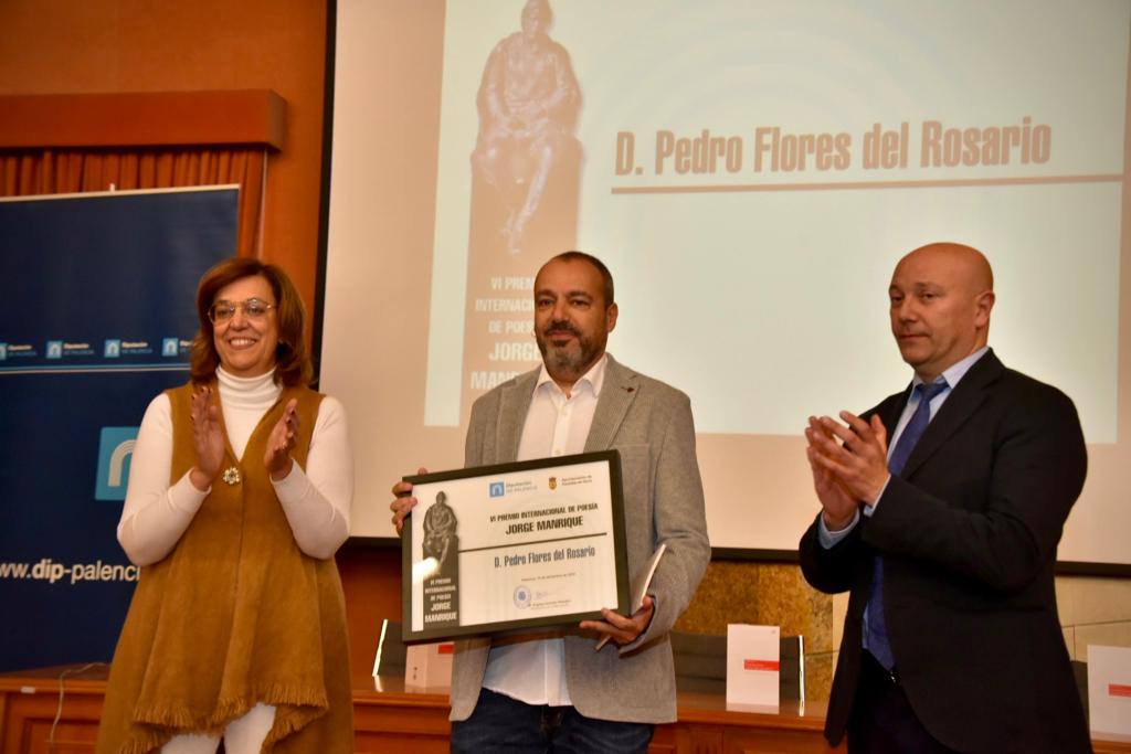 Pedro Flores ya alza su ‘Jorge Manrique' - Palencia en la Red
