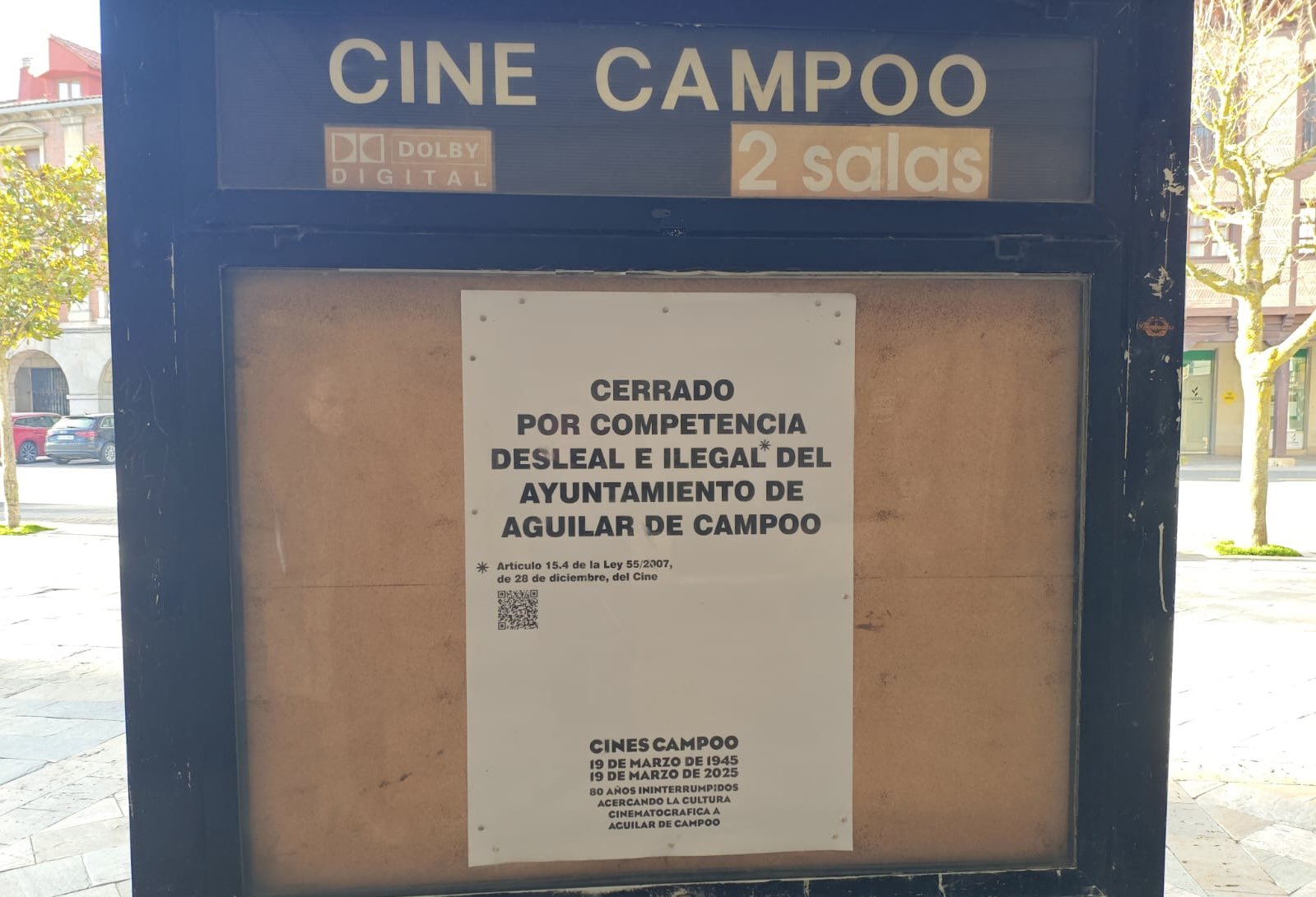 Cines Campoo cierra sus puertas tras 80 años de historia en Aguilar de Campoo - Palencia en la Red