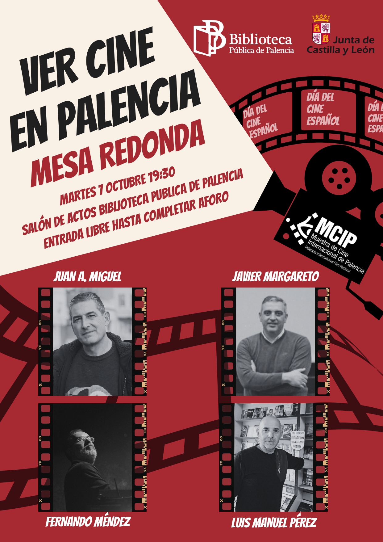 La MCIP celebra el Día del Cine Español con una mesa redonda en la Biblioteca Pública - Palencia ...
